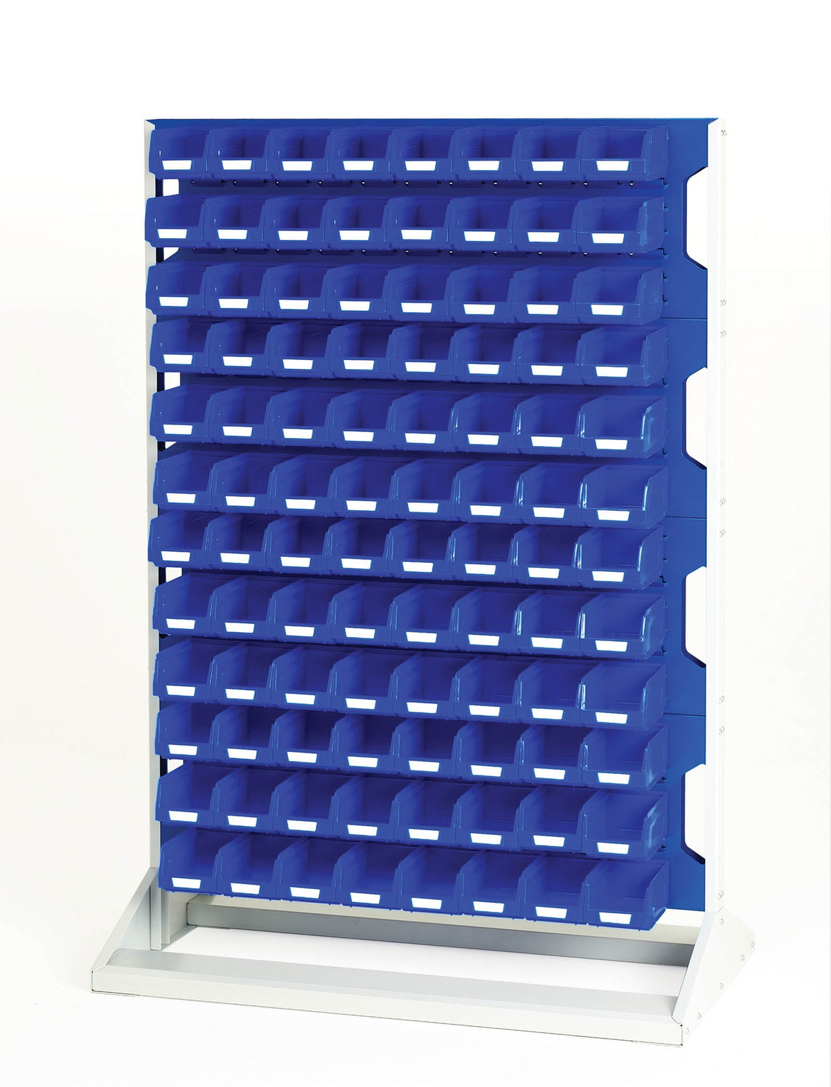Bott Louvre Panel Rack Double Sided & Bin Kit With 8 Panels, 192X Blue ...
