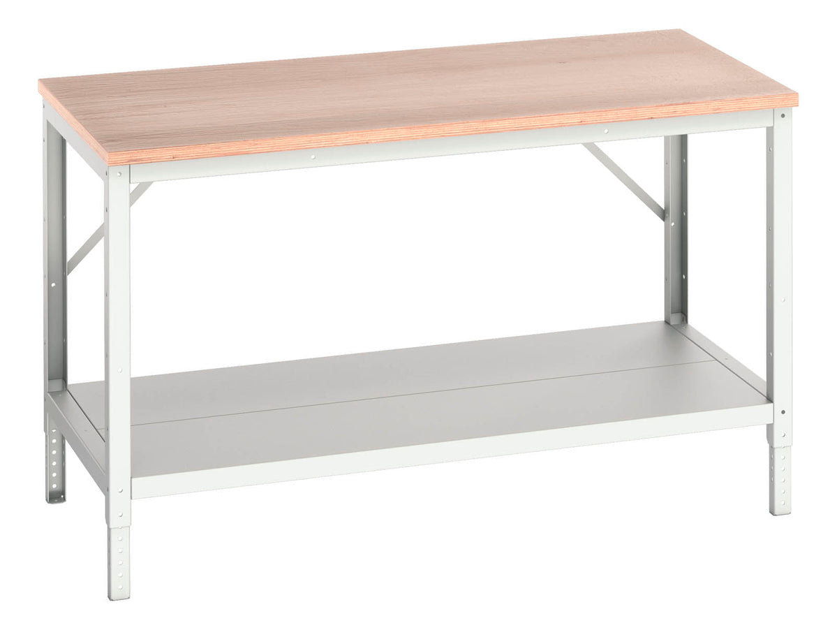 Bott Verso Adjustable Height Framework Bench With Full Depth Base Shel ...