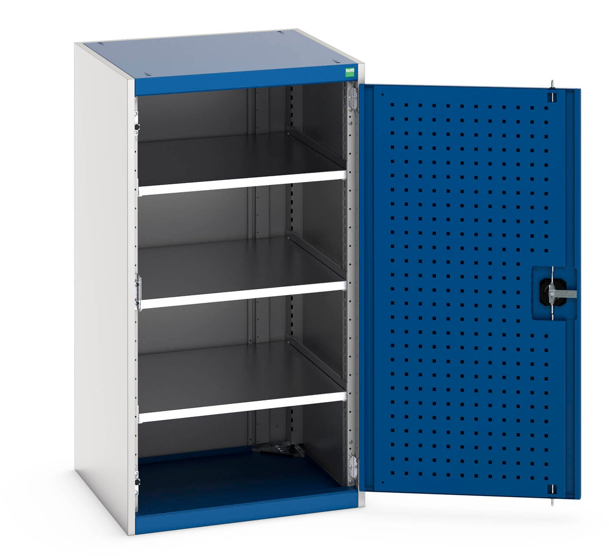 Bott Cubio Cupboard With Perfo Doors & 3 Shelves (WxDxH: 650x650x1200m ...
