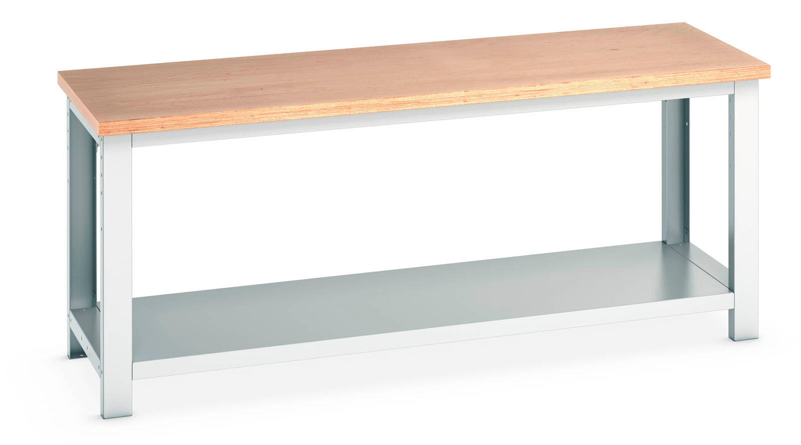 Bott Cubio Framework Bench (Mpx) With Full Depth Shelf (WxDxH: 2000x75 ...