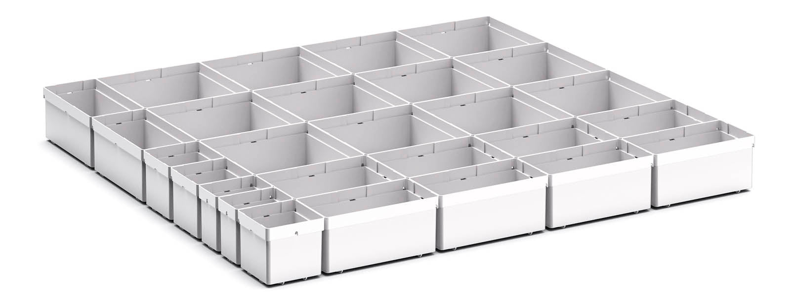 Bott Cubio Plastic Box Divider Kit 27 Compartment. For Cabinet - (WxDx ...