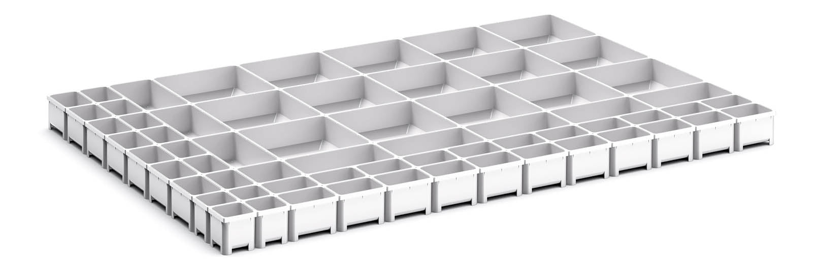 Bott Cubio Plastic Box Divider Kit 64 Compartment. For Cabinet - (WxDx ...